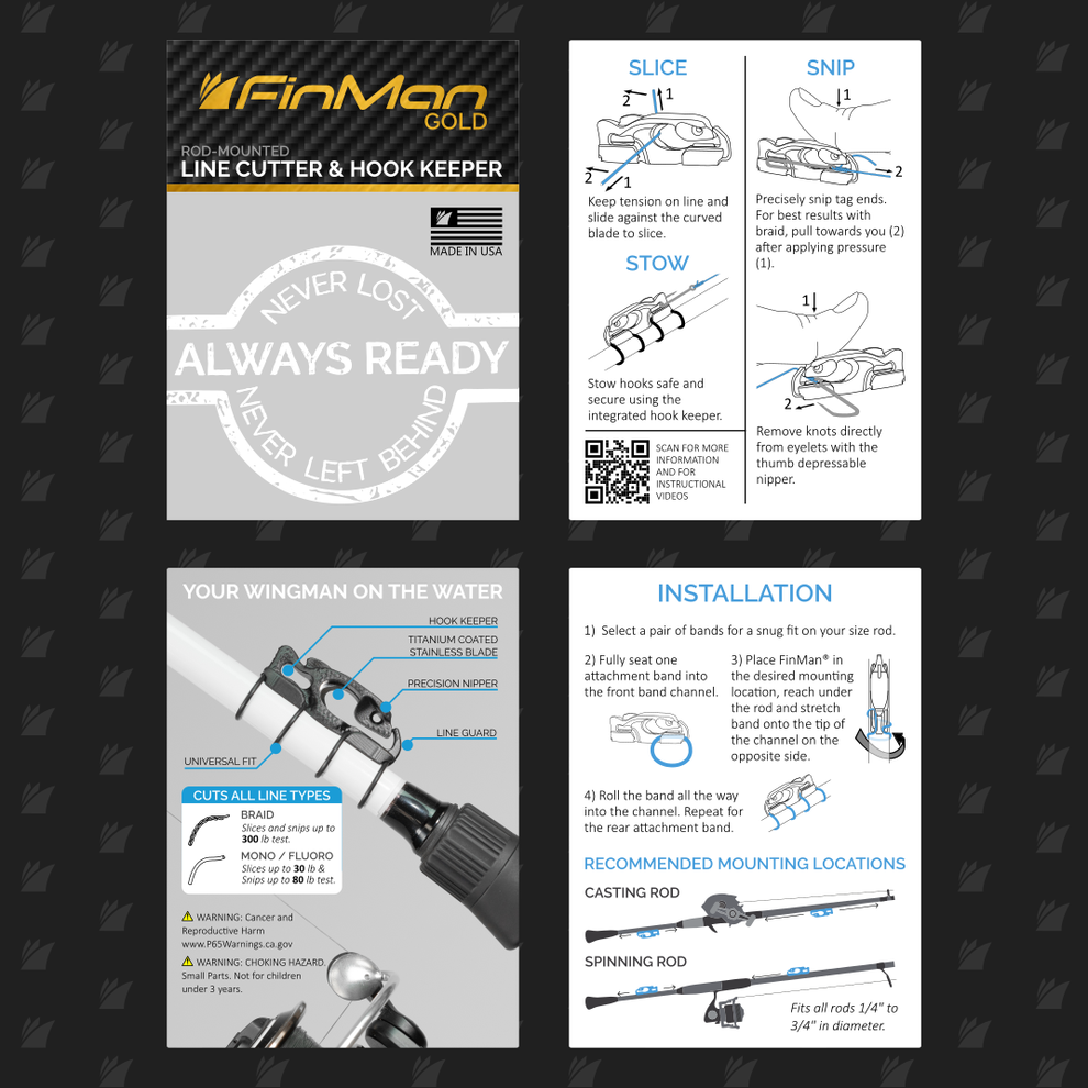 FinMan® Multitool - Rod Mounted Line Cutter and Hook Keeper – FinMan ...
